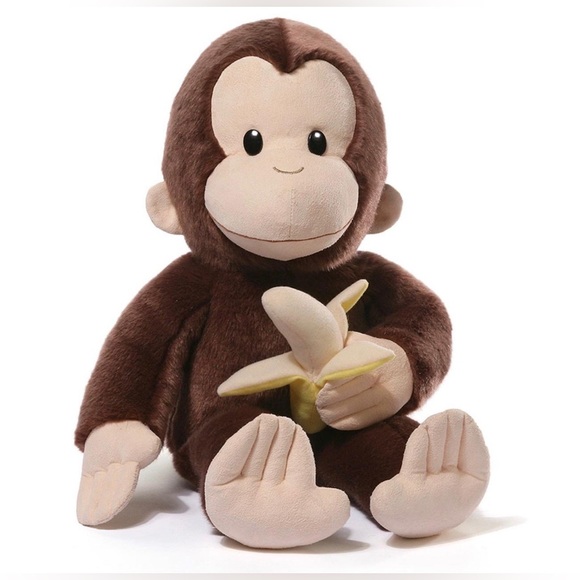 Gund | Toys | Gund Curious George Plush Monkey Holding Banana Universal ...